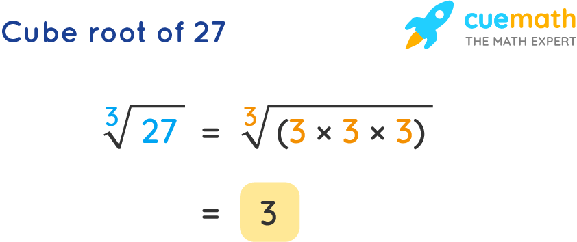 Cube Root Of 27 How To Find The Cube Root Of 27 Solved 