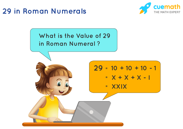 29 In Roman Numerals How To Write 29 In Roman Numerals 