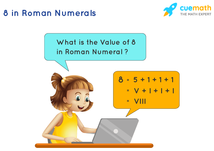 8 In Roman Numerals How To Write 8 In Roman Numerals 