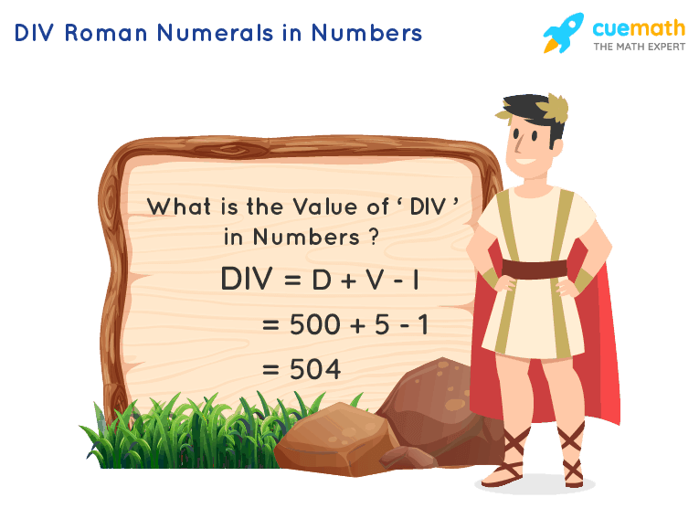 DIV Roman Numerals How To Write DIV In Numbers 