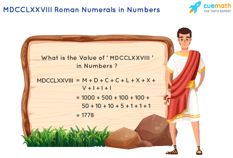 MDCCLXXVIII Roman Numerals How To Write MDCCLXXVIII In Numbers 