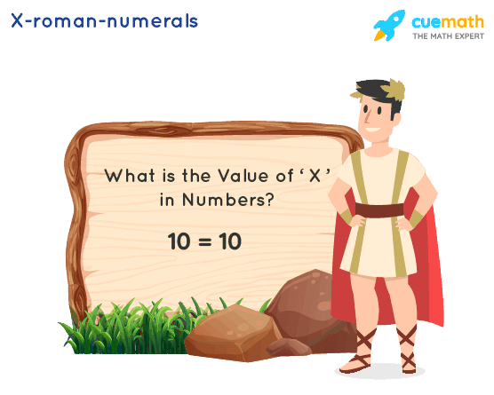 X Roman Numerals How To Write X In Numbers 